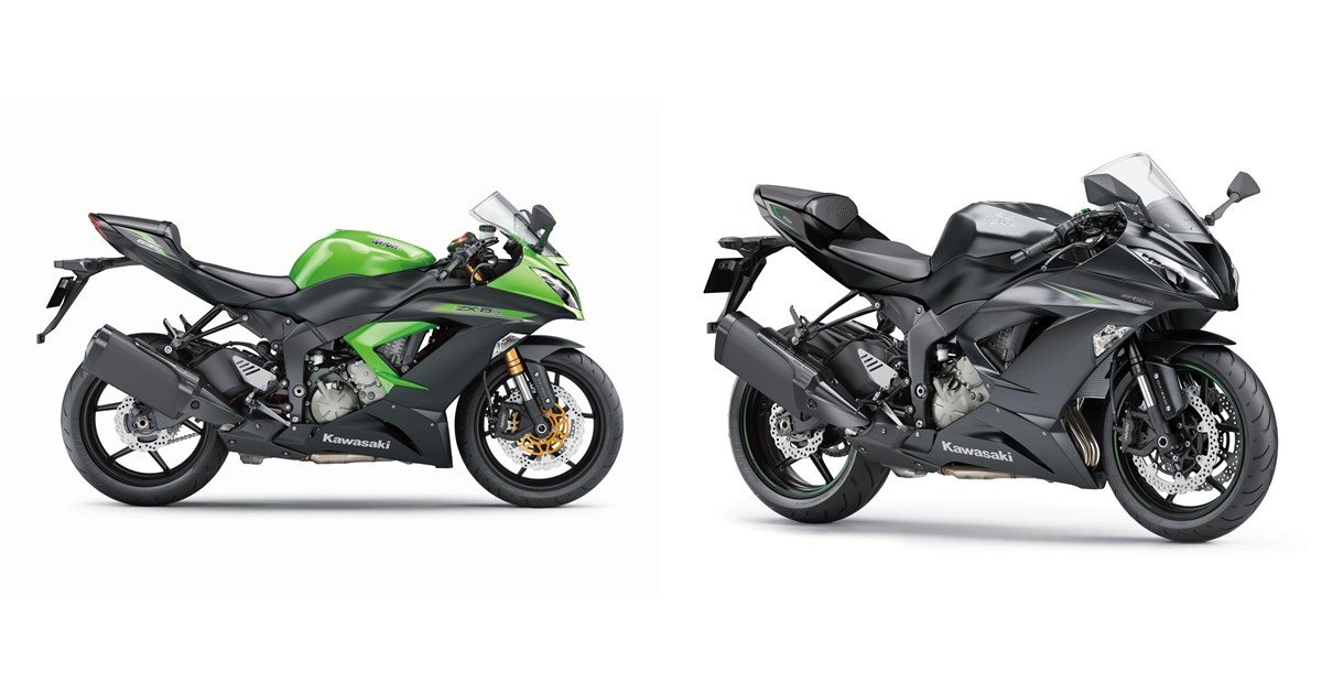 Motorrad Vergleich Kawasaki Ninja ZX-6R 636 2015 vs. Kawasaki Ninja ZX ...