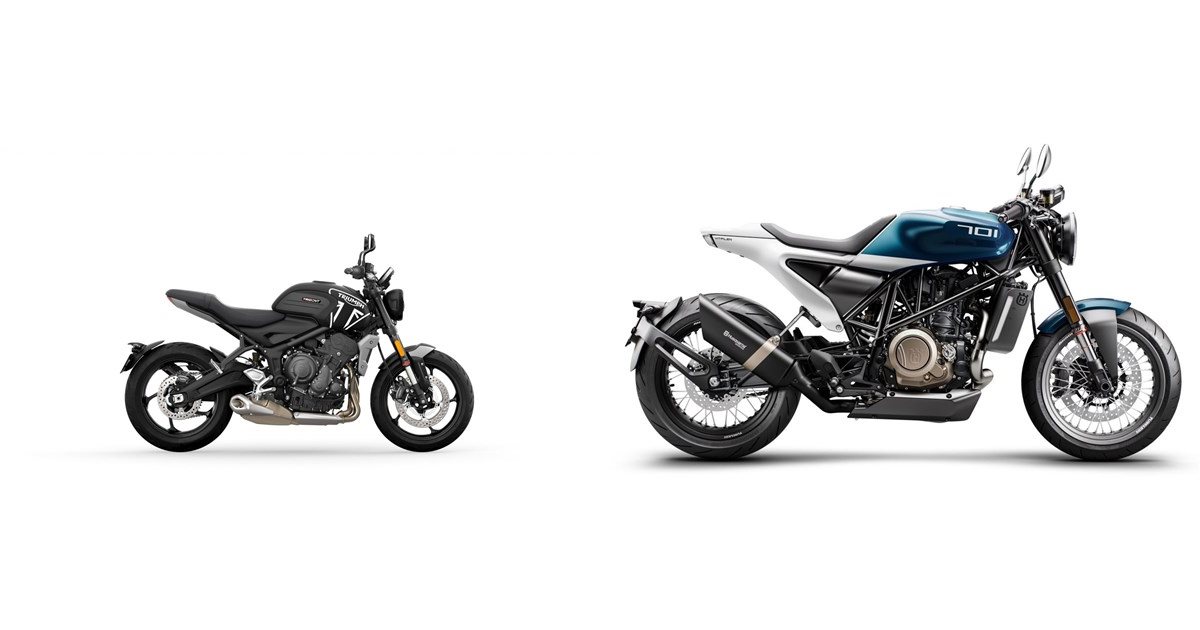 Comparaison des motos Triumph Trident 660 2022 VS. Husqvarna Vitpilen ...