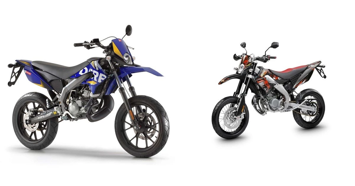 Motorrad Vergleich Derbi Senda DRD X-Treme 50 SM 2013 vs. Derbi Senda ...