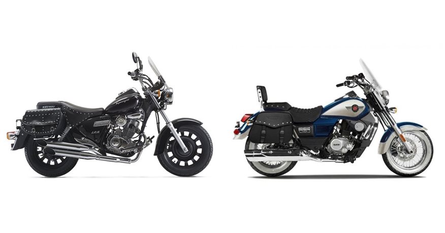 Motorrad Vergleich Keeway Superlight 125 2023 vs. United Motors UM ...