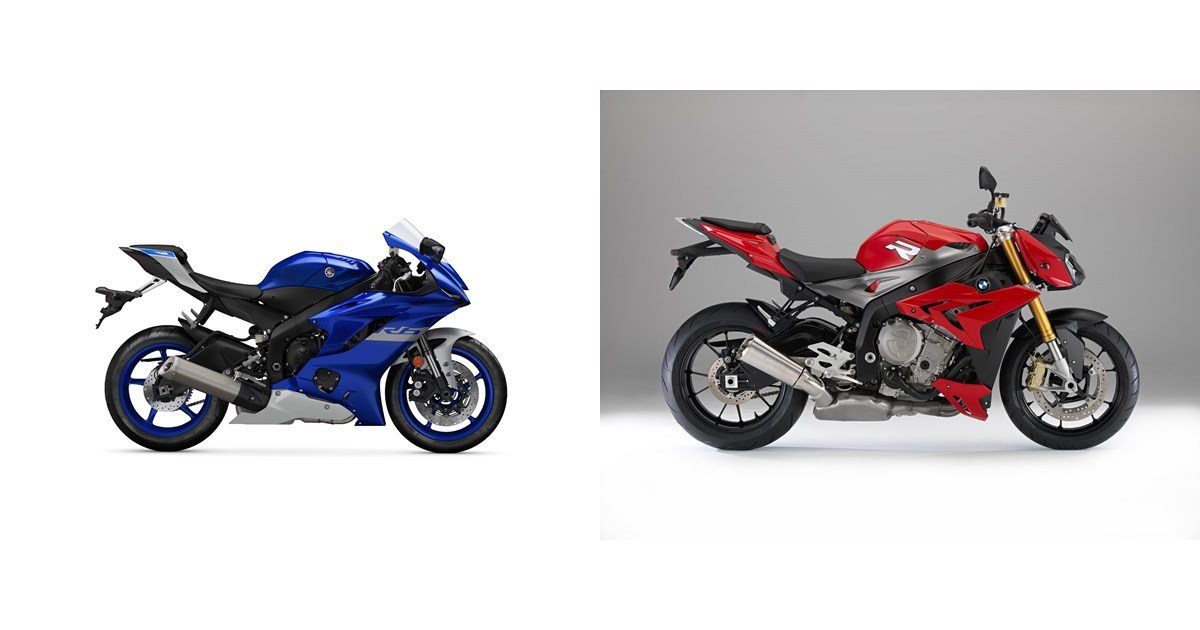 Motorrad Vergleich Yamaha YZF-R6 2020 vs. BMW S 1000 R 2014