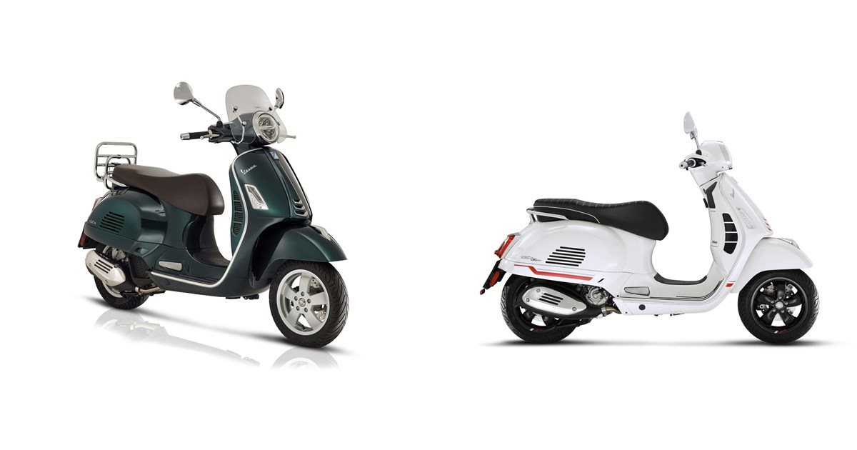 Motorrad Vergleich Vespa GTS 125 i.e. Touring 2019 vs. Vespa GTS 300 Super Sport 2022