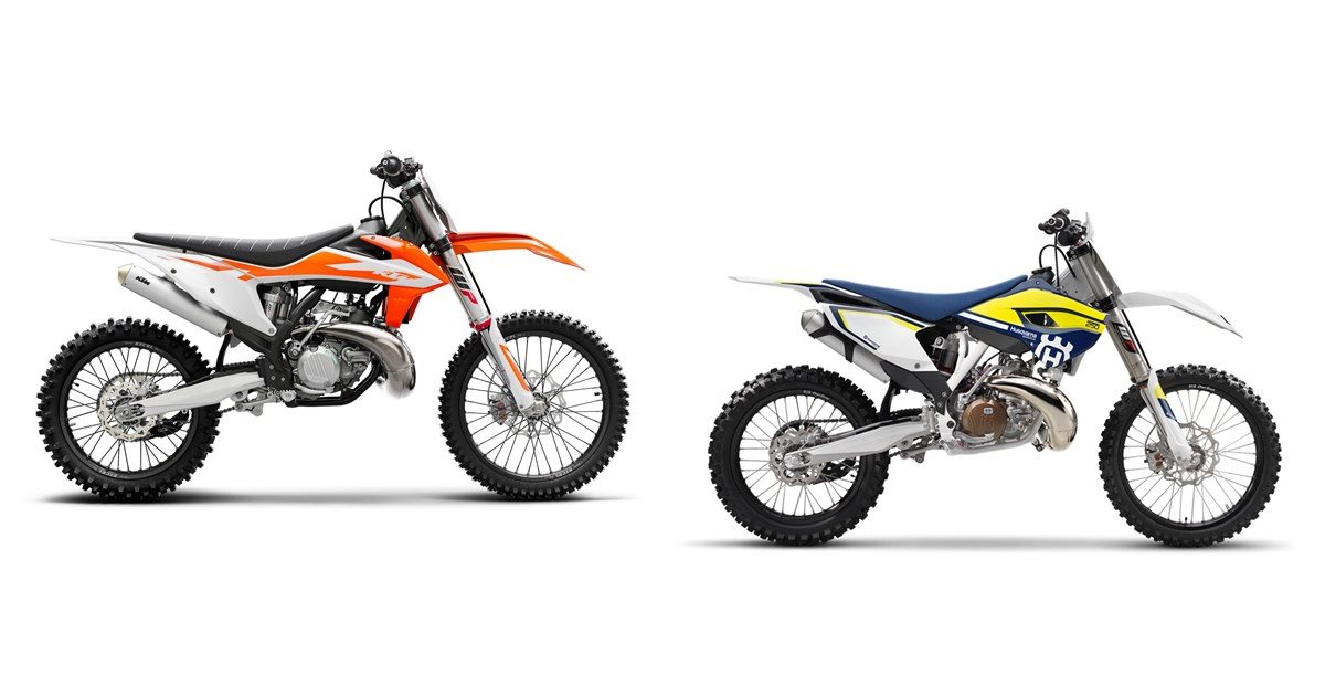 Motorrad Vergleich KTM 250 SX 2020 vs. Husqvarna TC 250 2016