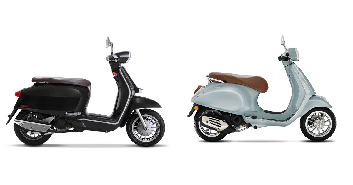 Motorrad Vergleich Lambretta V50 Special 2023 vs. Vespa Primavera 50 4T 2021