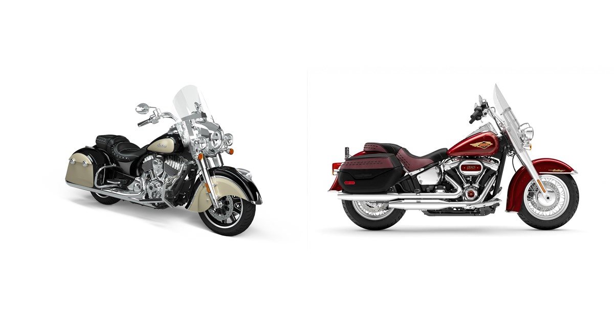 Motorrad Vergleich Indian Springfield 2021 vs. Harley-Davidson Softail ...