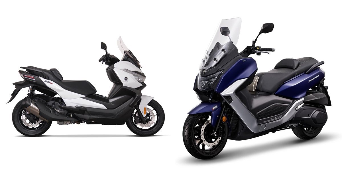 Motorrad Vergleich Voge SR4 350i ABS 2023 vs. Sym MaxSym 400i 2022