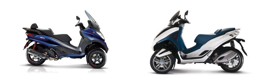Piaggio MP3 500 Sport Advanced 2021 vs Piaggio MP3 300 i.e.Yourban LT 2011