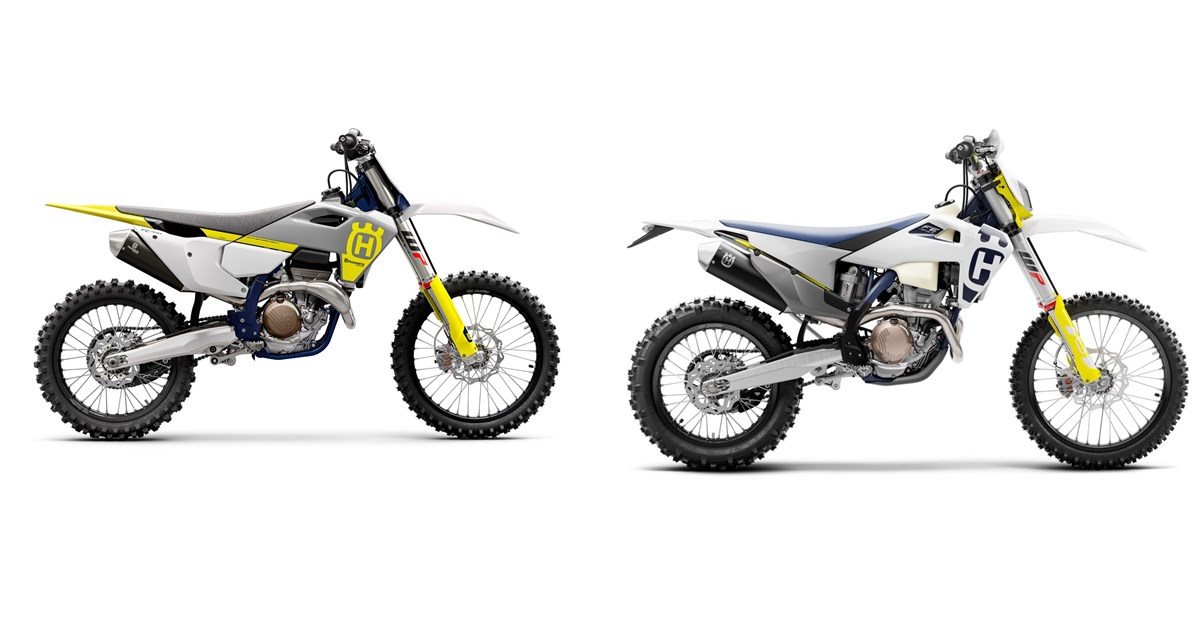 Motorrad Vergleich Husqvarna FC 350 2023 vs. Husqvarna FE 350 2020