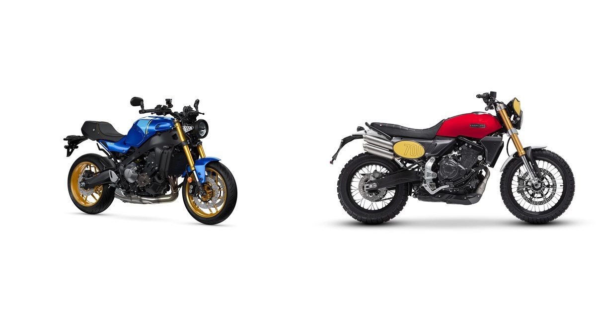 Motorrad Vergleich Yamaha XSR900 2023 vs. Fantic Caballero 700 2023
