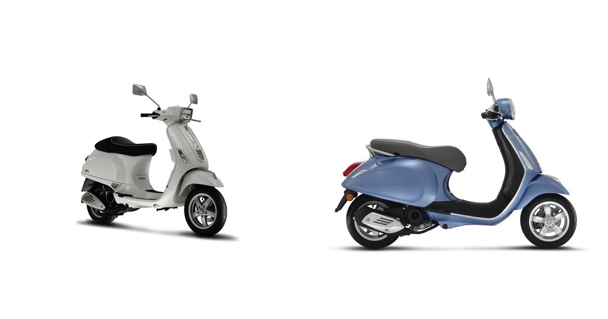 Motorrad Vergleich Vespa S 50 2T 2013 vs. Vespa Primavera 50 2T 2014