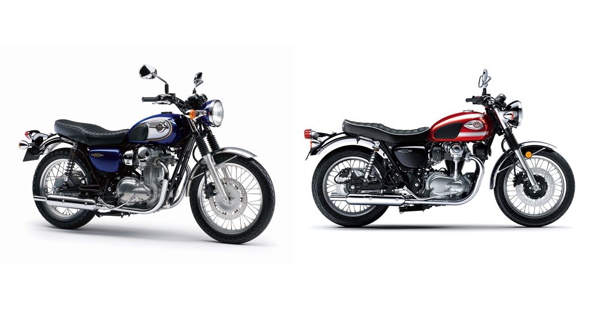 Motorrad Vergleich Kawasaki W800 2015 vs. Kawasaki W800 2022