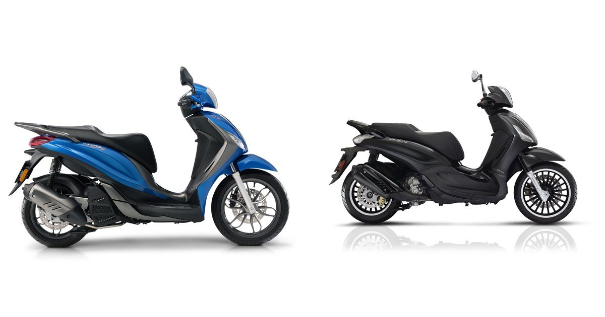 Motorrad Vergleich Piaggio Medley 125 Ie Iget 2016 Vs Piaggio Beverly