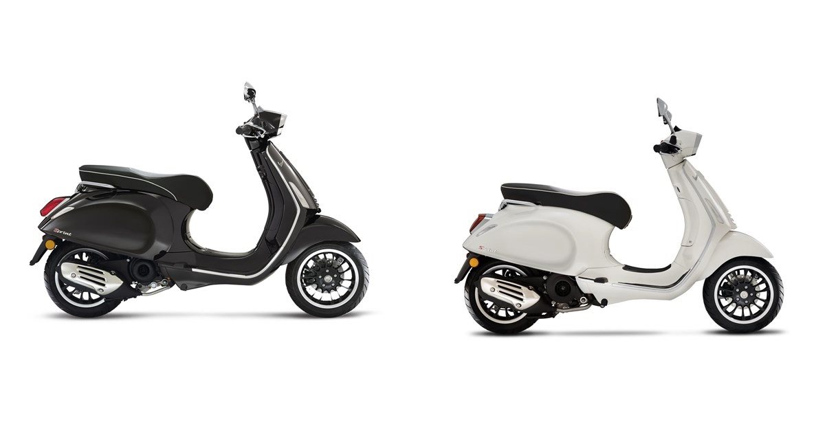 Motorrad Vergleich Vespa Sprint 125 i.e. 3V 2020 vs. Vespa Sprint 125 2023