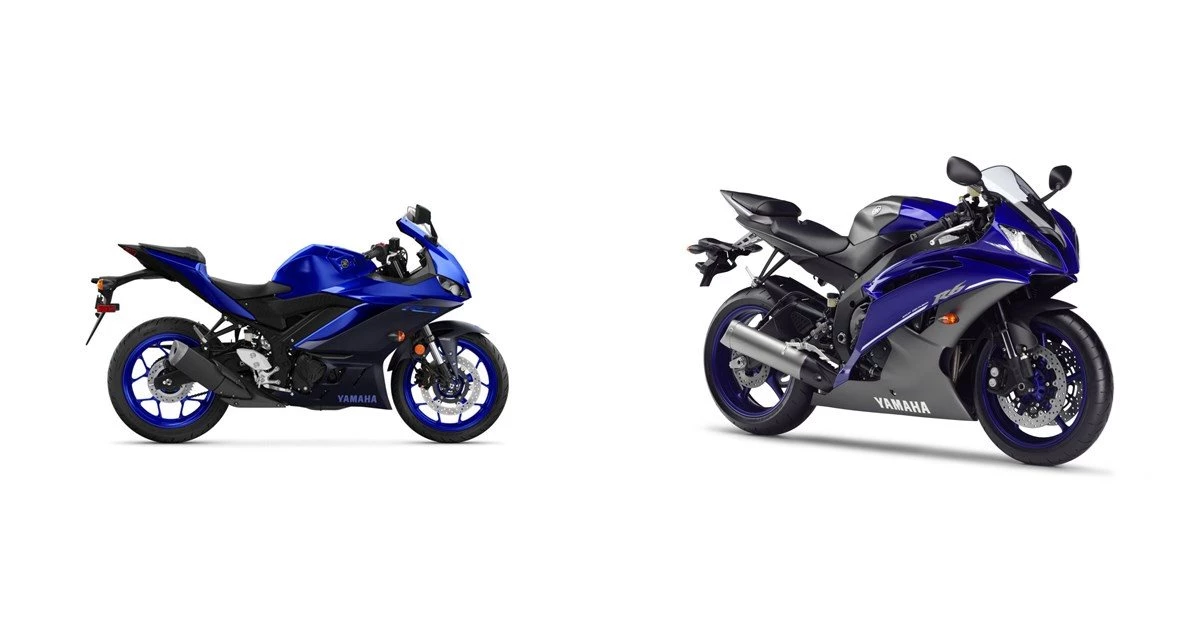 Yamaha R3 2022 vs Yamaha YZF-R6 2013