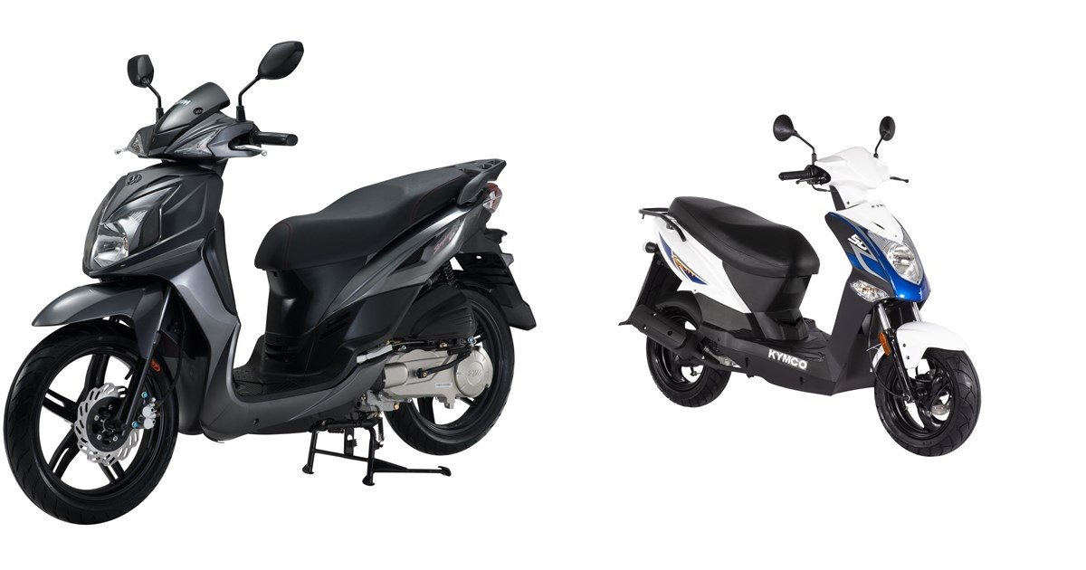Sym Symphony SR 50 2019 vs Kymco Agility 50 2020