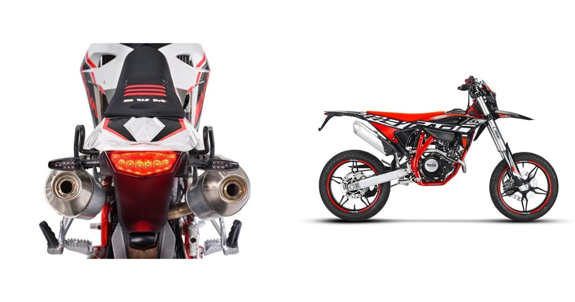 Motorrad Vergleich SWM SM 500 R 2023 vs. Beta RR Motard 125 4T LC 2022
