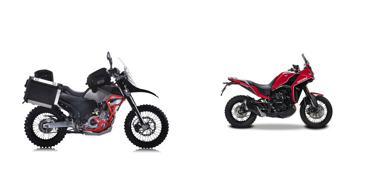 Motorrad Vergleich SWM Super Dual 650 2018 vs. Moto Morini X-Cape 2022