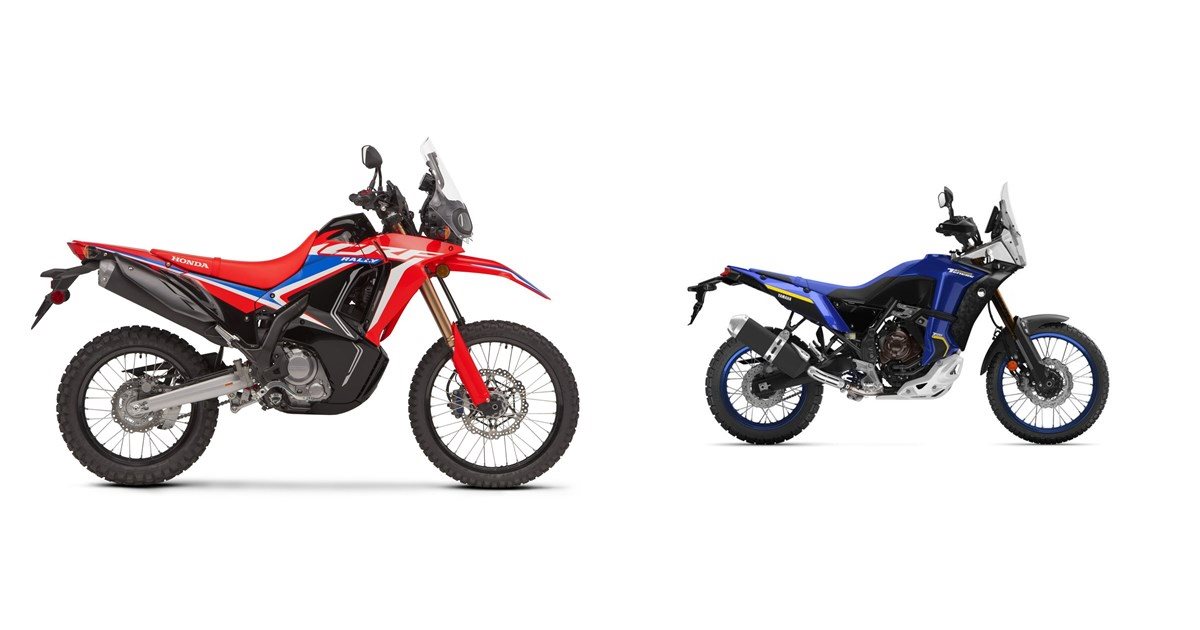 Motorrad Vergleich Honda CRF300 Rally 2023 vs. Yamaha Tenere 700 World ...