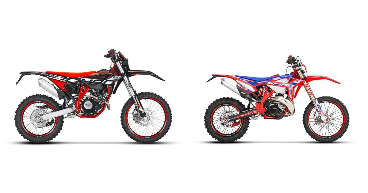 Motorrad Vergleich Beta RR 125 4T LC Enduro 2023 vs. Beta RR 300 Racing ...