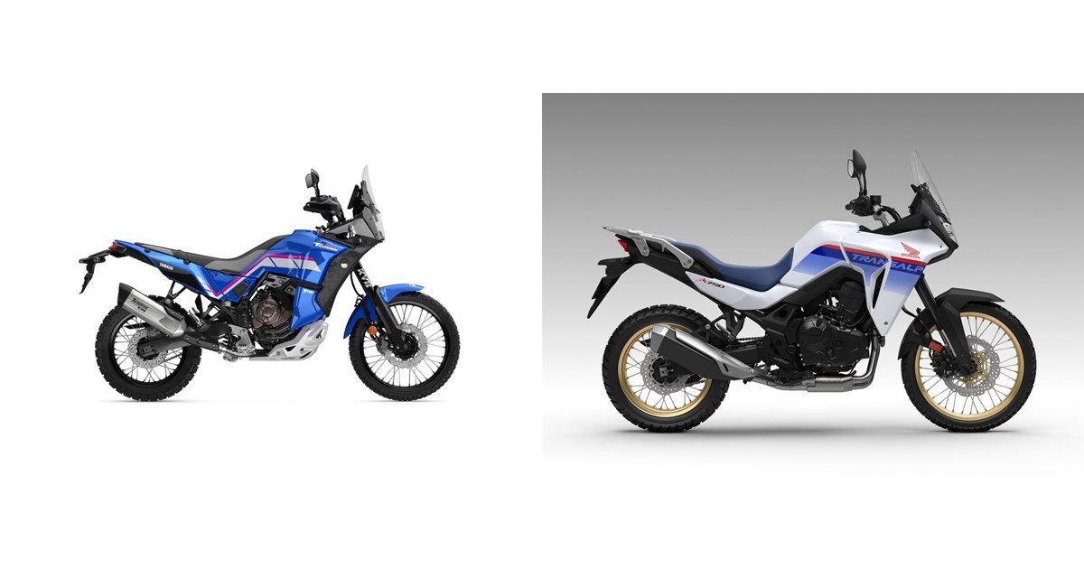 Motorrad Vergleich Yamaha Tenere 700 World Rally 2023 vs. Honda XL750 ...