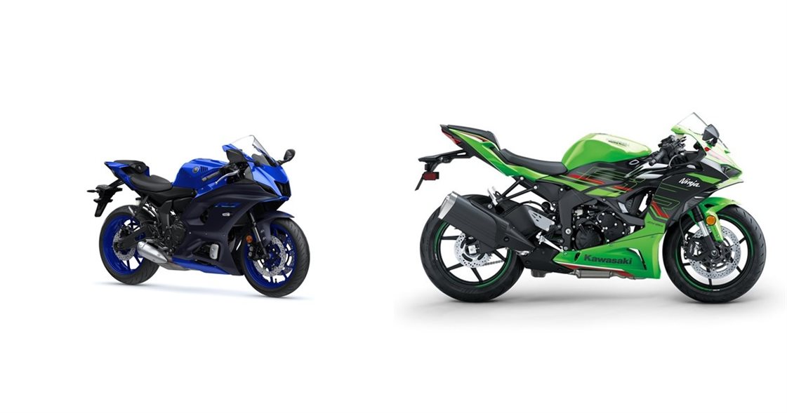 Yamaha R7 2023 vs Kawasaki Ninja ZX-6R 2024