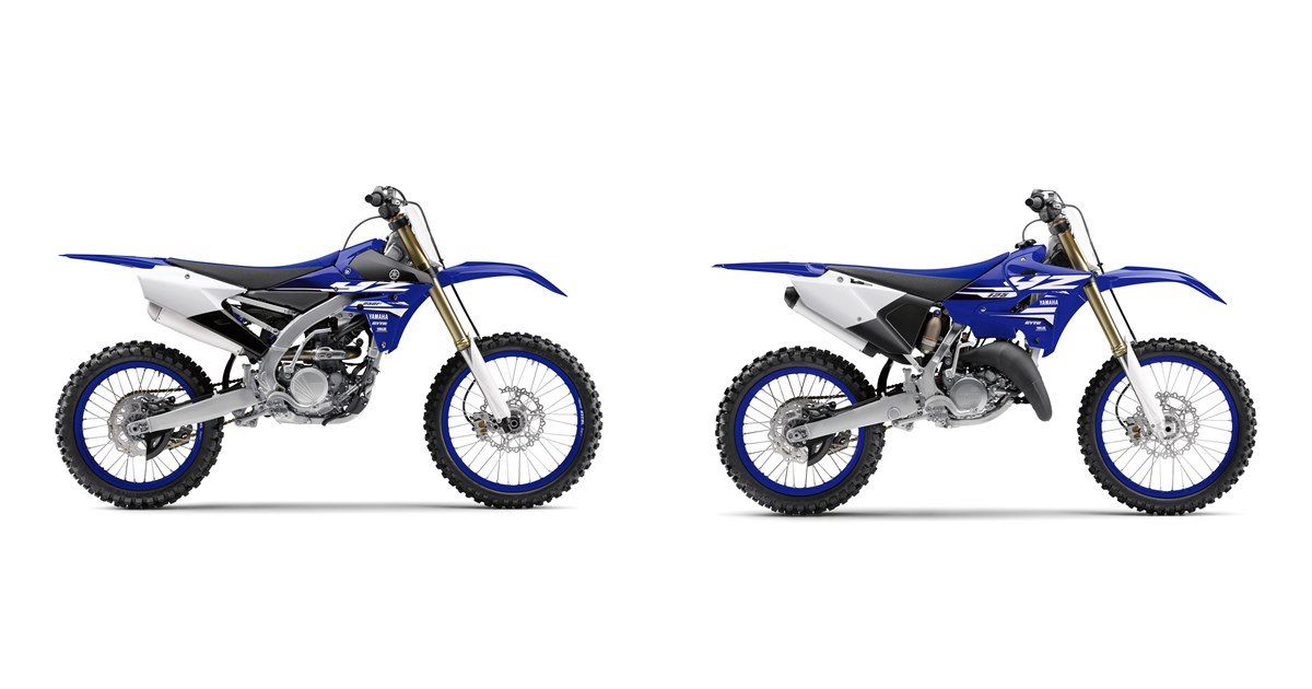 Motorrad Vergleich Yamaha YZ250F 2018 vs. Yamaha YZ 125 LC 2018
