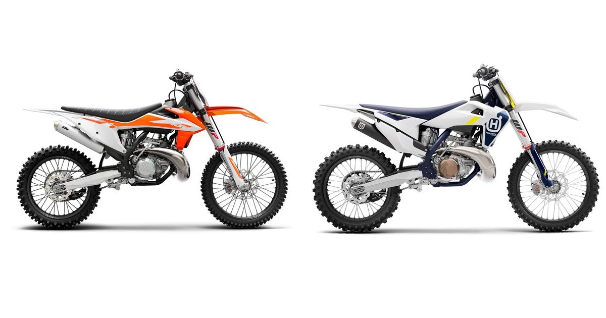 Motorrad Vergleich KTM 250 SX 2020 vs. Husqvarna TC 250 2022