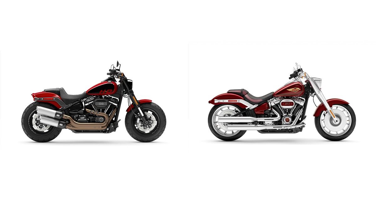 Motorrad Vergleich Harley-Davidson Softail Fat Bob 114 FXFBS 2023 vs ...
