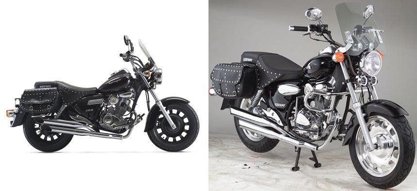 Keeway Superlight 125 2022 vs Keeway Superlight 125 2009