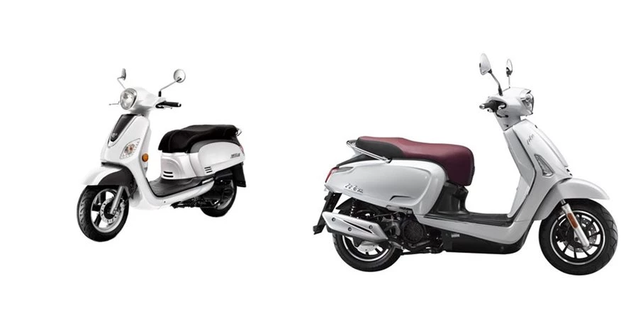 Motorrad Vergleich Sym Fiddle III 50 2020 vs. Kymco New Like 50 2020