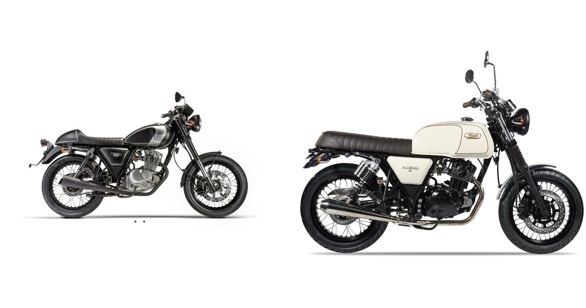 Motorrad Vergleich Mash Cafe Racer 125 Black Edition 2020 vs. Mash ...