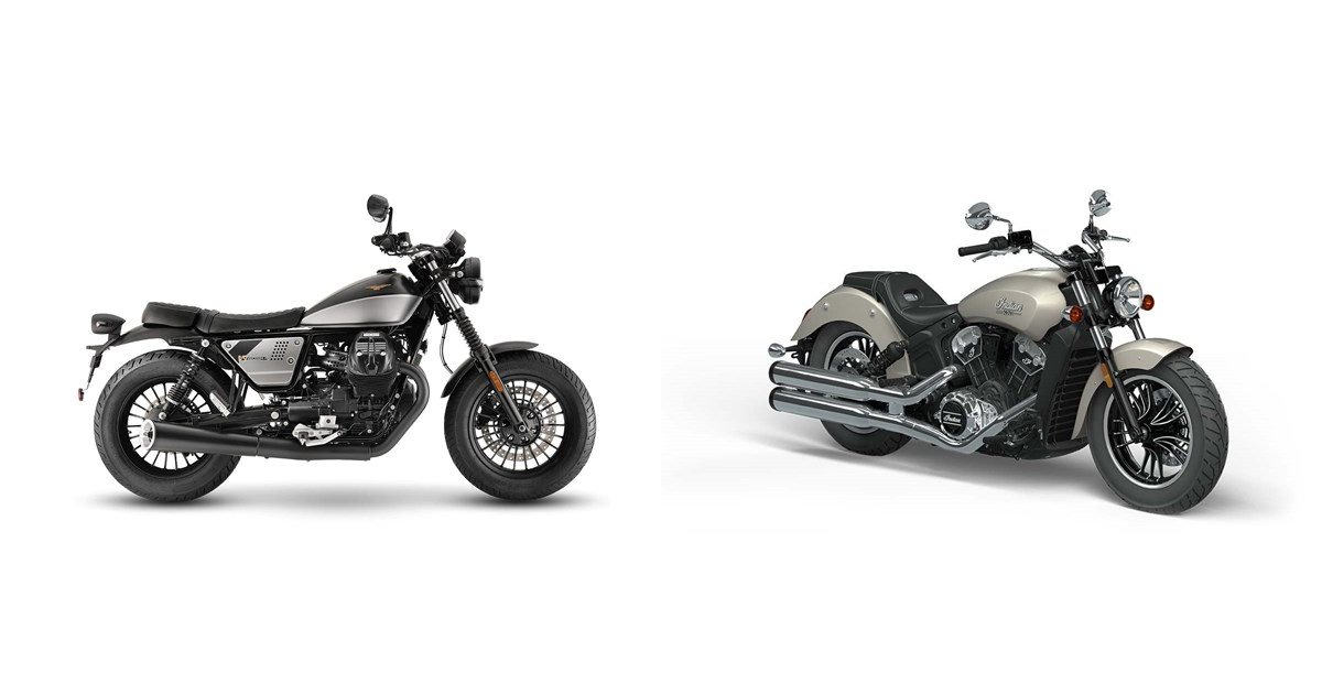 Moto Guzzi V9 Bobber Special Edition 2023 vs Indian Scout 2023