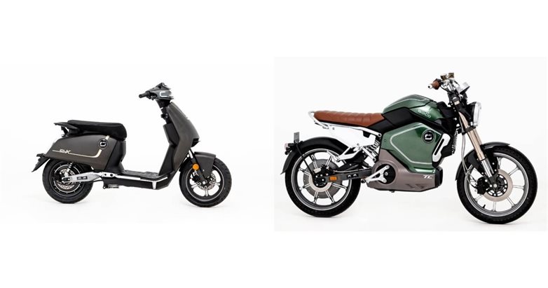 Motorrad Vergleich Super Soco CUX 2023 vs. Super Soco TC ECO 2023