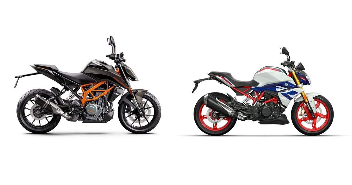 KTM 390 Duke 2023 vs BMW G 310 R 2022