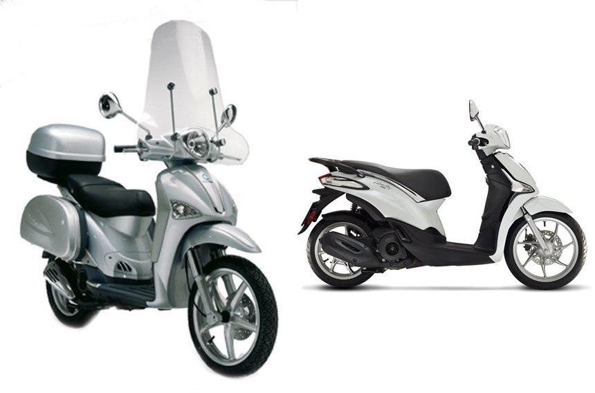 Motorrad Vergleich Piaggio Liberty 125ie 3V 2006 vs. Piaggio Liberty 125 2022
