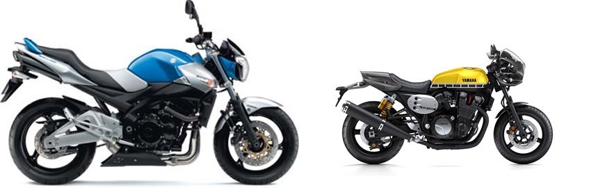 Motorrad Vergleich Suzuki GSR 600 2009 vs. Yamaha XJR 1300 Racer 2016