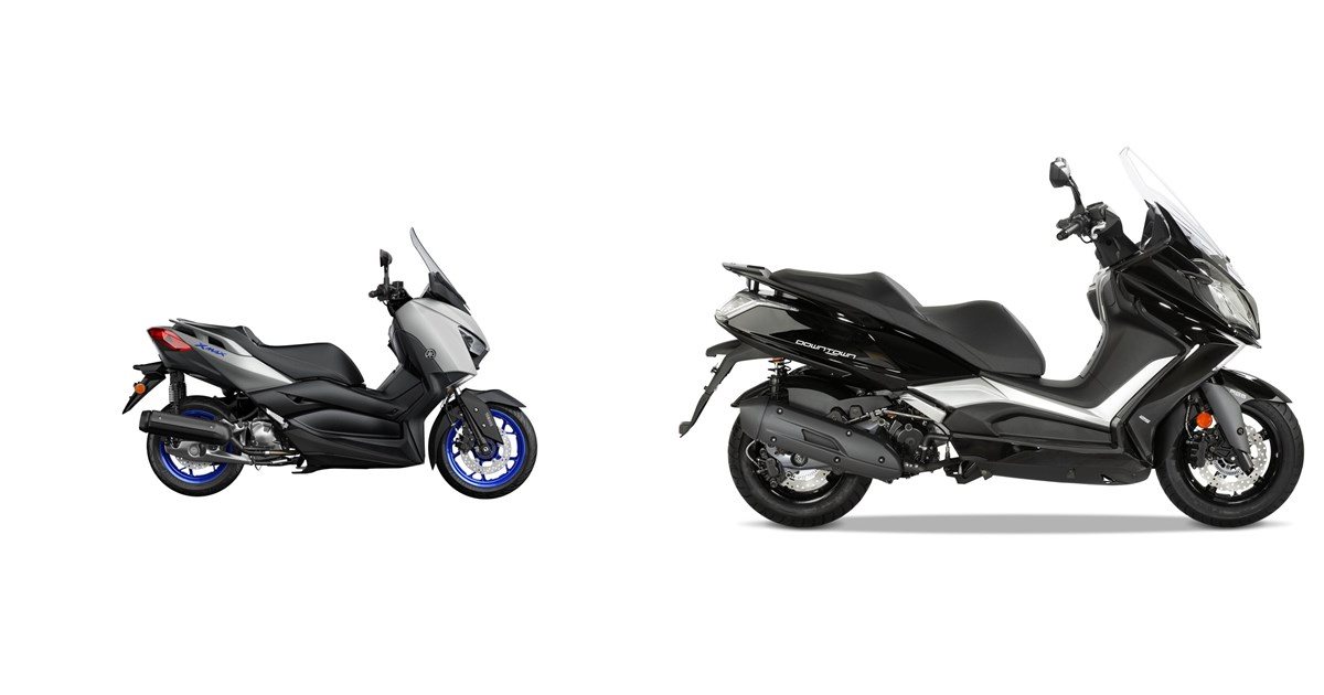 Yamaha XMAX 125 2021 vs Kymco New Downtown 125i ABS 2023