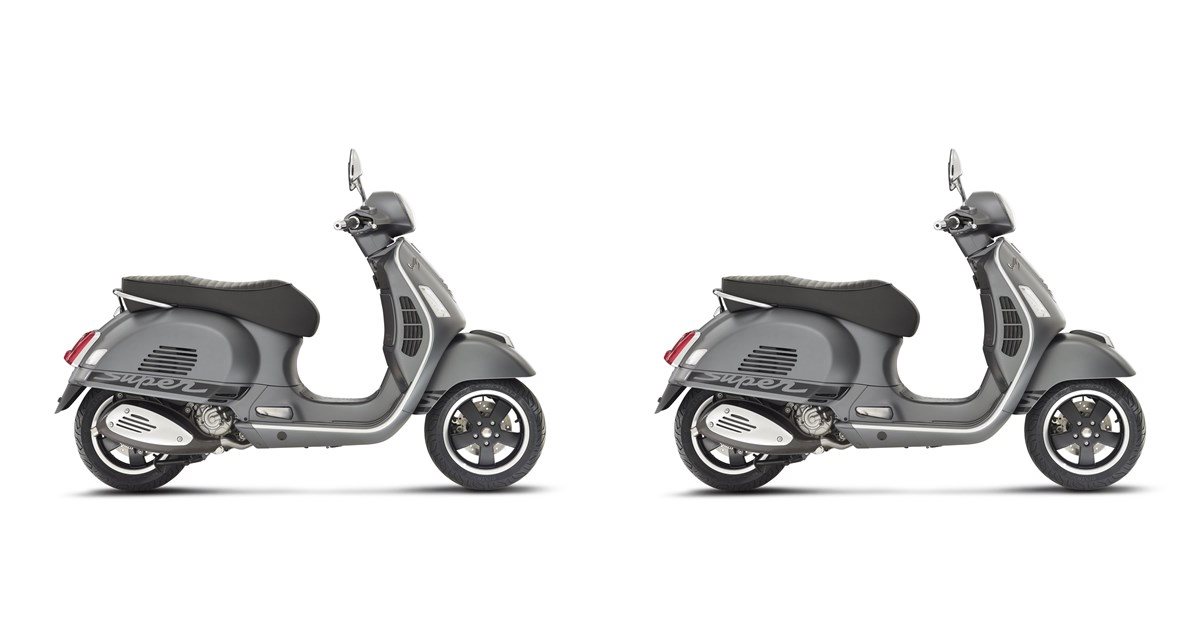 Motorrad Vergleich Vespa GTS 300 i.e. Super Sport 2015 vs. Vespa GTS 125 i.e. Super Sport 2015