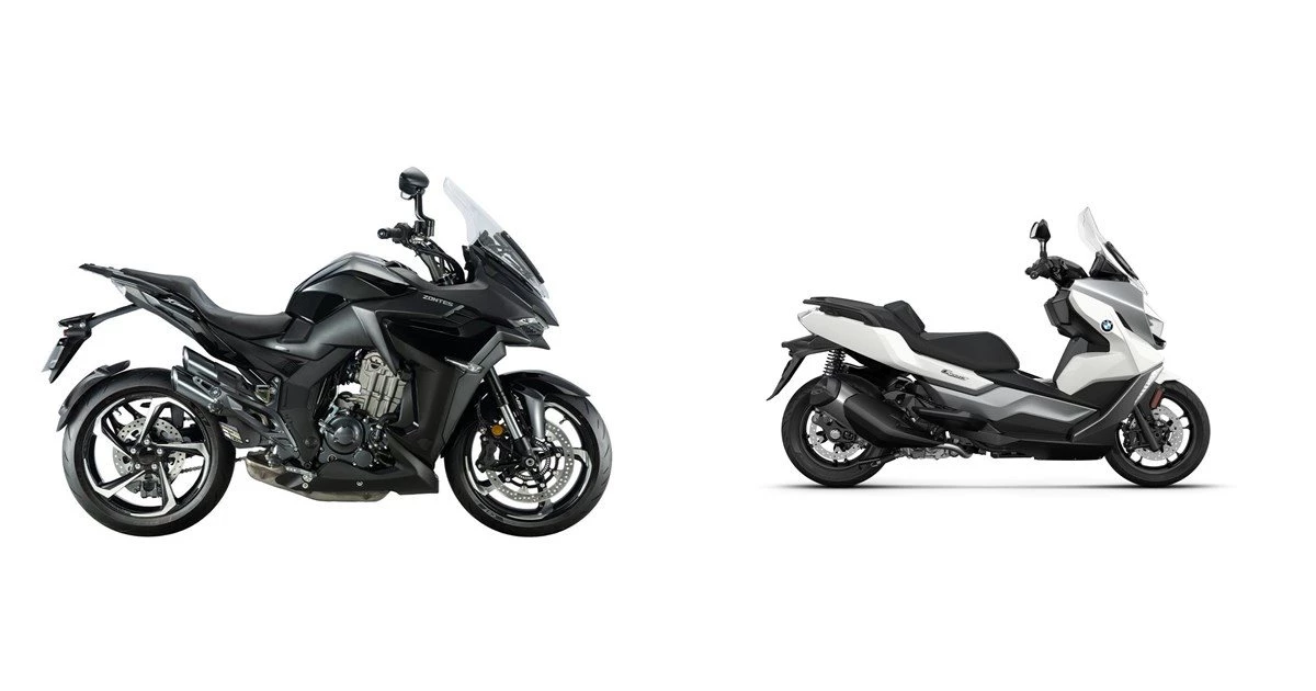 Zontes 350 X1 2023 vs BMW C 400 GT 2021
