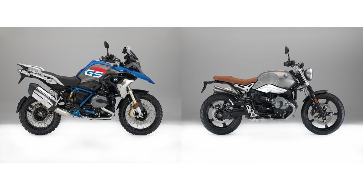 Motorrad Vergleich BMW R 1200 GS 2017 vs. BMW R nineT Scrambler 2018