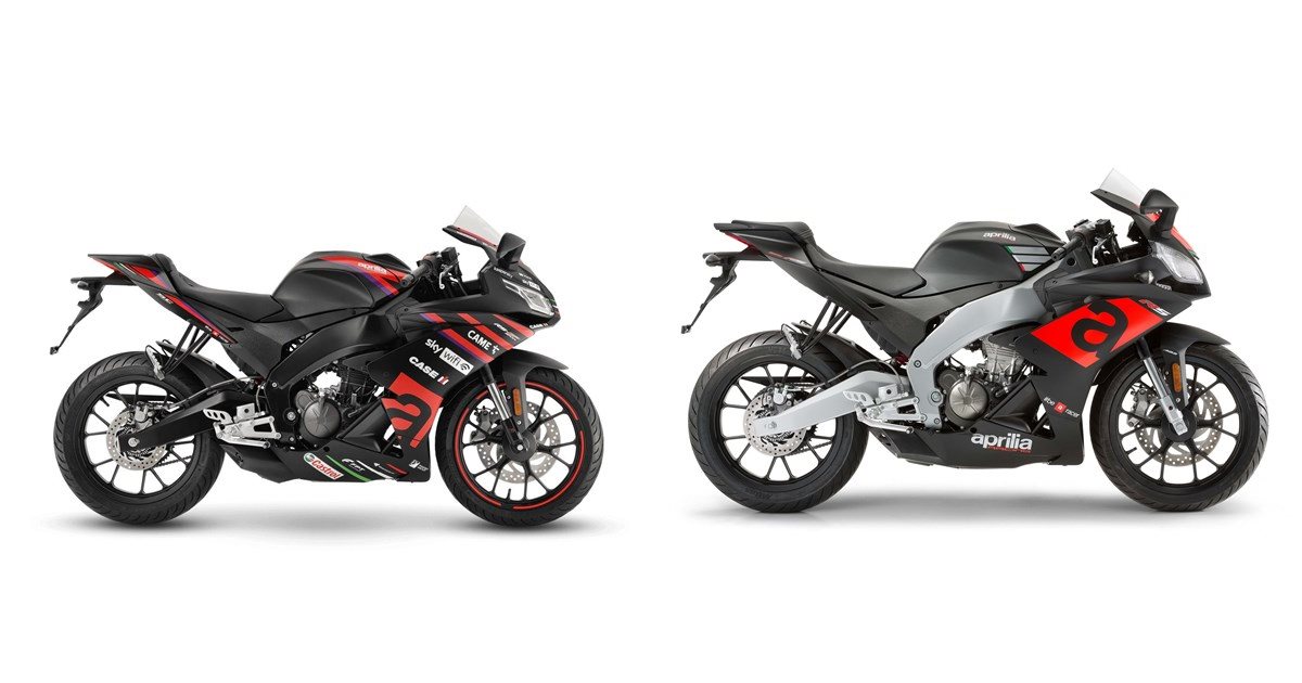 Motorrad Vergleich Aprilia RS 125 Replica 2023 vs. Aprilia RS 125 ABS 2018