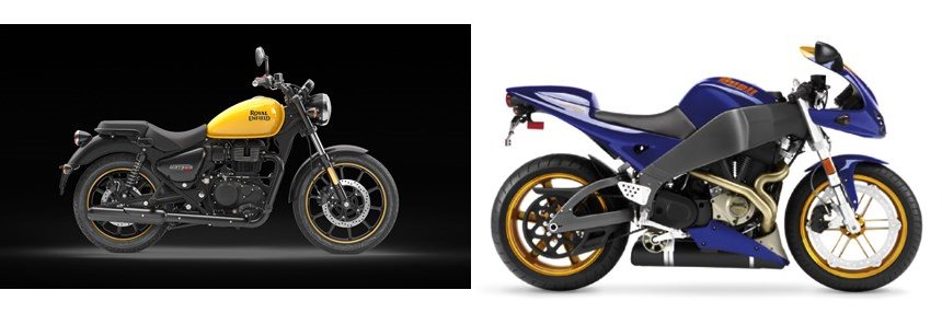 Motorrad Vergleich Royal Enfield Meteor 350 Fireball 2021 vs. Buell ...