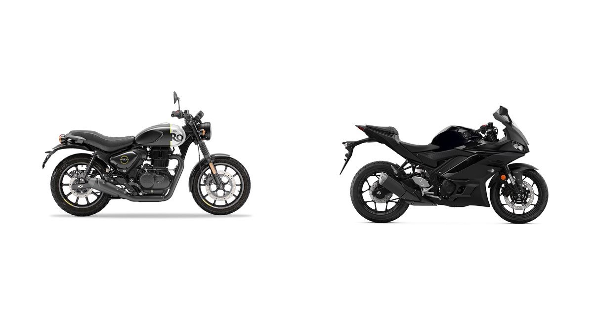 Royal Enfield HNTR 350 2023 vs Yamaha R3 2021