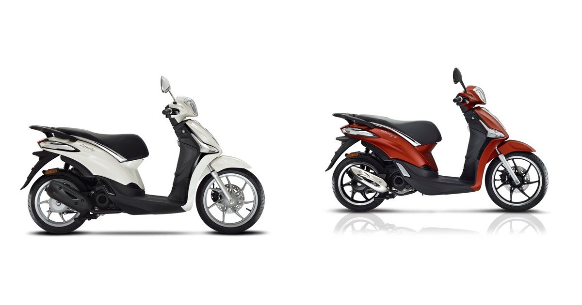 Motorrad Vergleich Piaggio Liberty 50 2021 vs. Piaggio Liberty 50 IGET ...