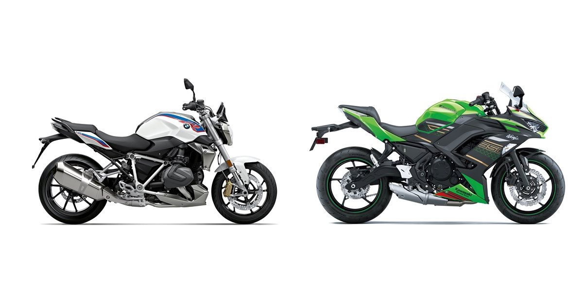 Motorrad Vergleich BMW R 1250 R 2020 vs. Kawasaki Ninja 650 2020