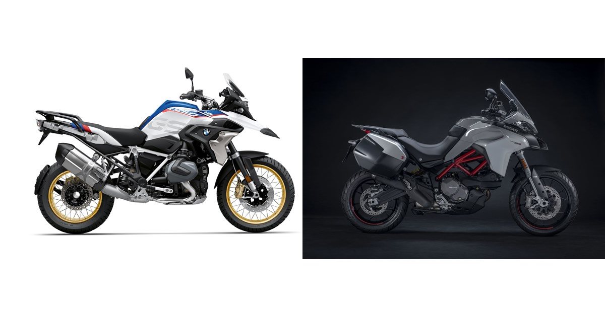 Motorrad Vergleich BMW R 1250 GS 2019 vs. Ducati Multistrada 950 S 2021
