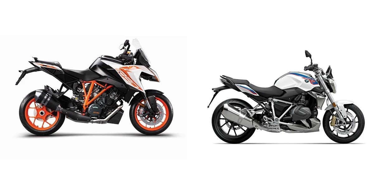 Motorrad Vergleich KTM 1290 Super Duke GT 2020 vs. BMW R 1250 R 2022