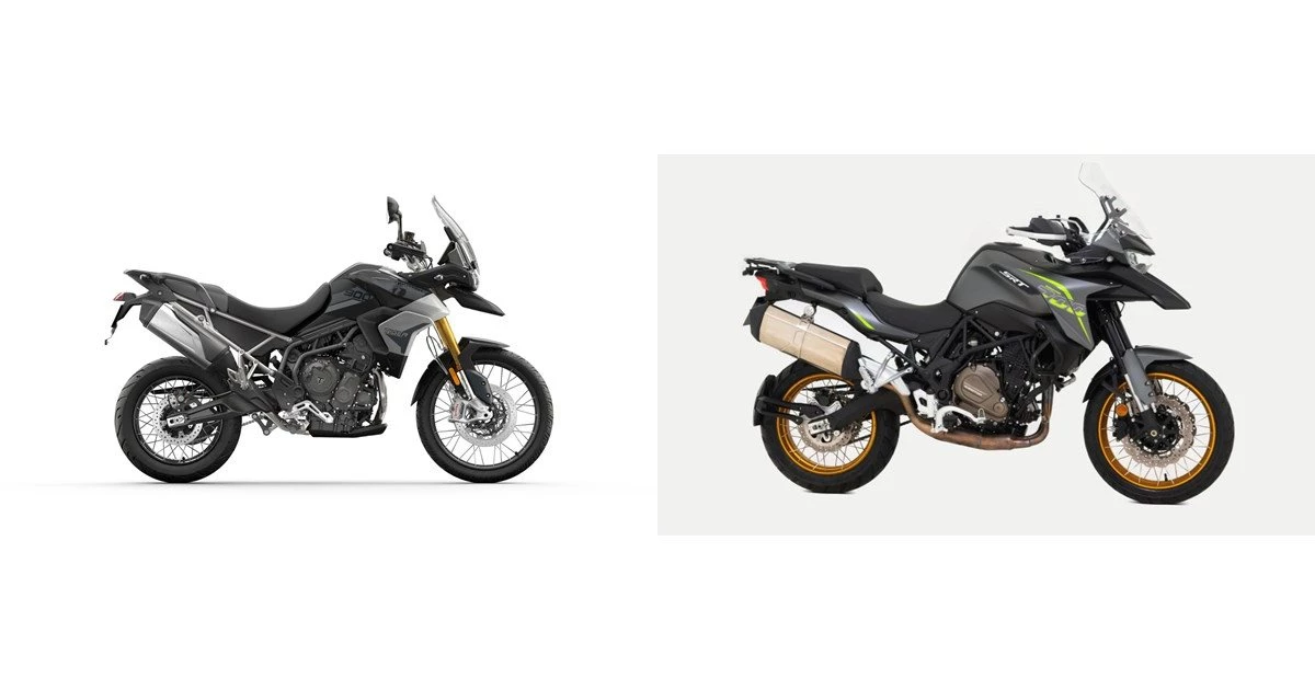 Triumph Tiger 900 Rally 2021 vs QJ Motor SRT 700 X 2023