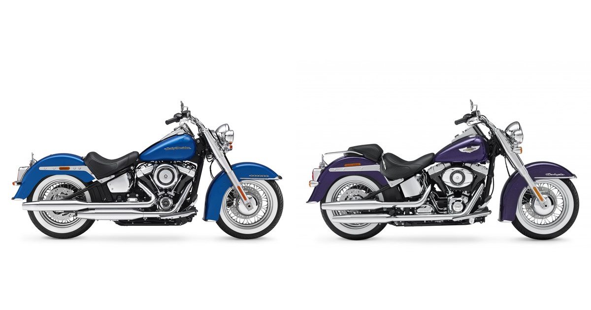 Motorrad Vergleich Harley-Davidson Softail Deluxe FLDE 2018 vs. Harley ...