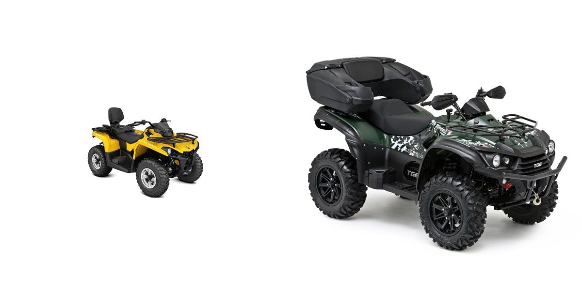 Motorrad Vergleich Can-Am Outlander Max DPS 570 2017 vs. TGB Blade 550 ...